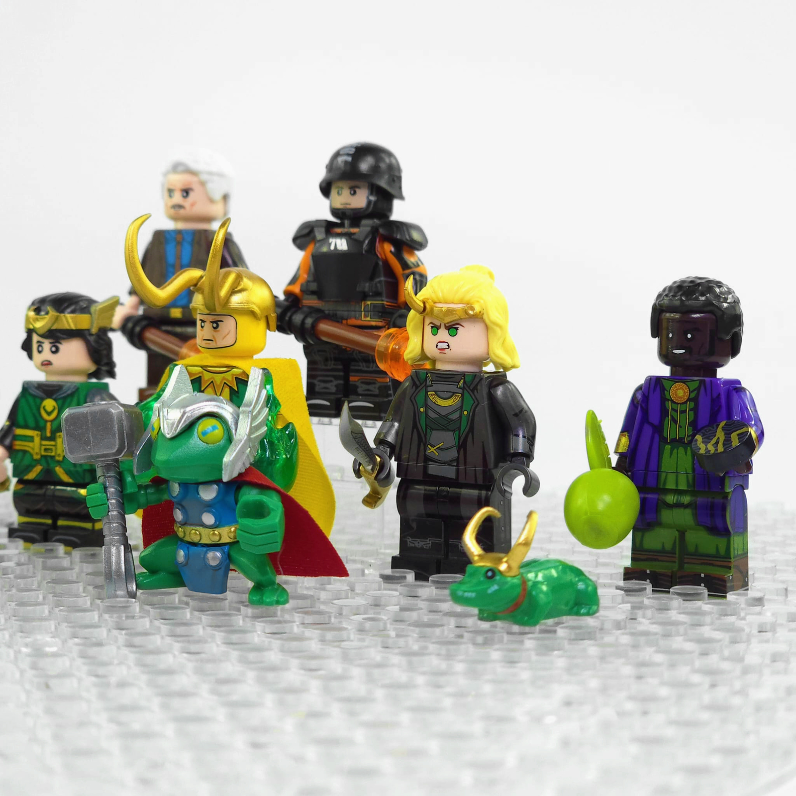 Loki Variants Sylvie Mobius TVA Hunter Kang the Conqueror 8pcs ...