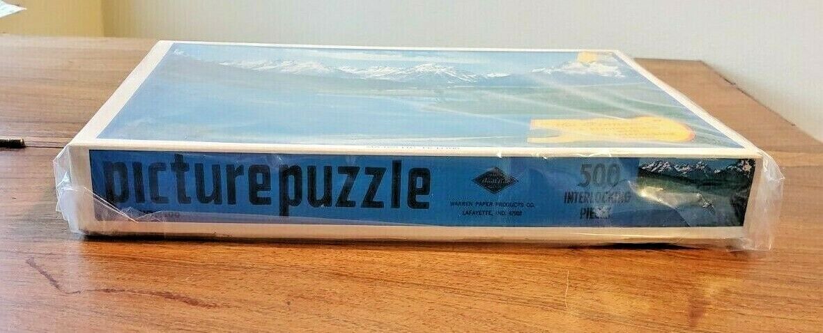 Vintage Warren Built Rite No. 600 Majestic Tetons Picture Puzzle (NEW ...