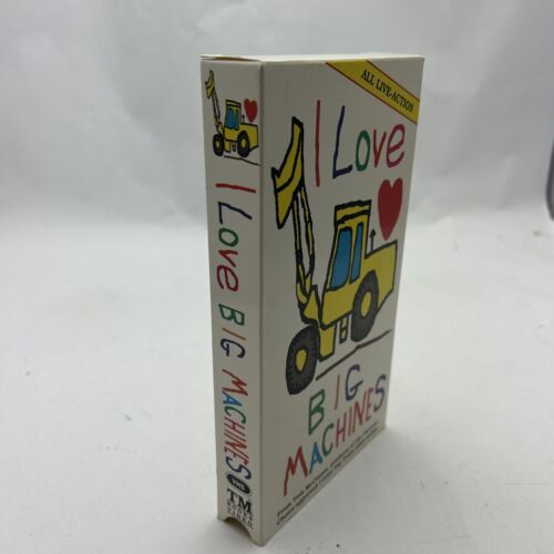 I LOVE BIG MACHINES VHS TM TOM McComas Tape - VHS Tapes