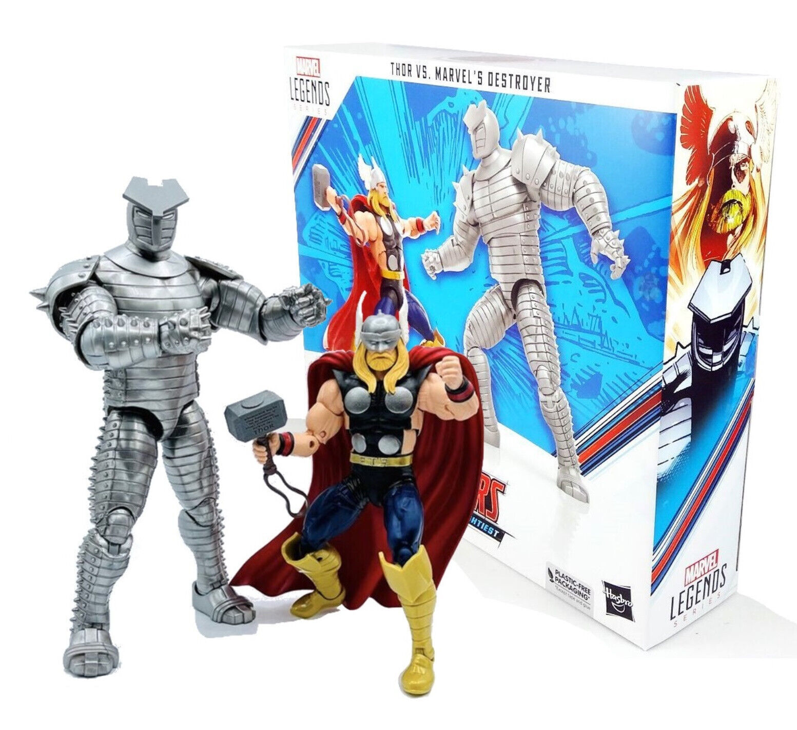 Marvel Legends Series Thor vs. Marvel's Destroyer, Avengers 60th ...