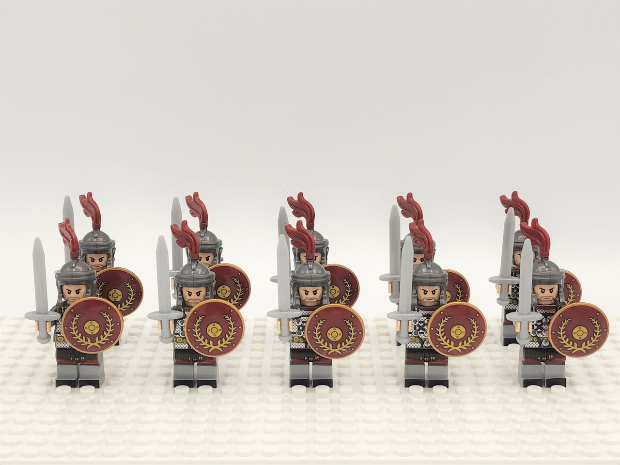 Ancient Roman Guards & Centurion 11 Custom Minifigures for Collectors ...