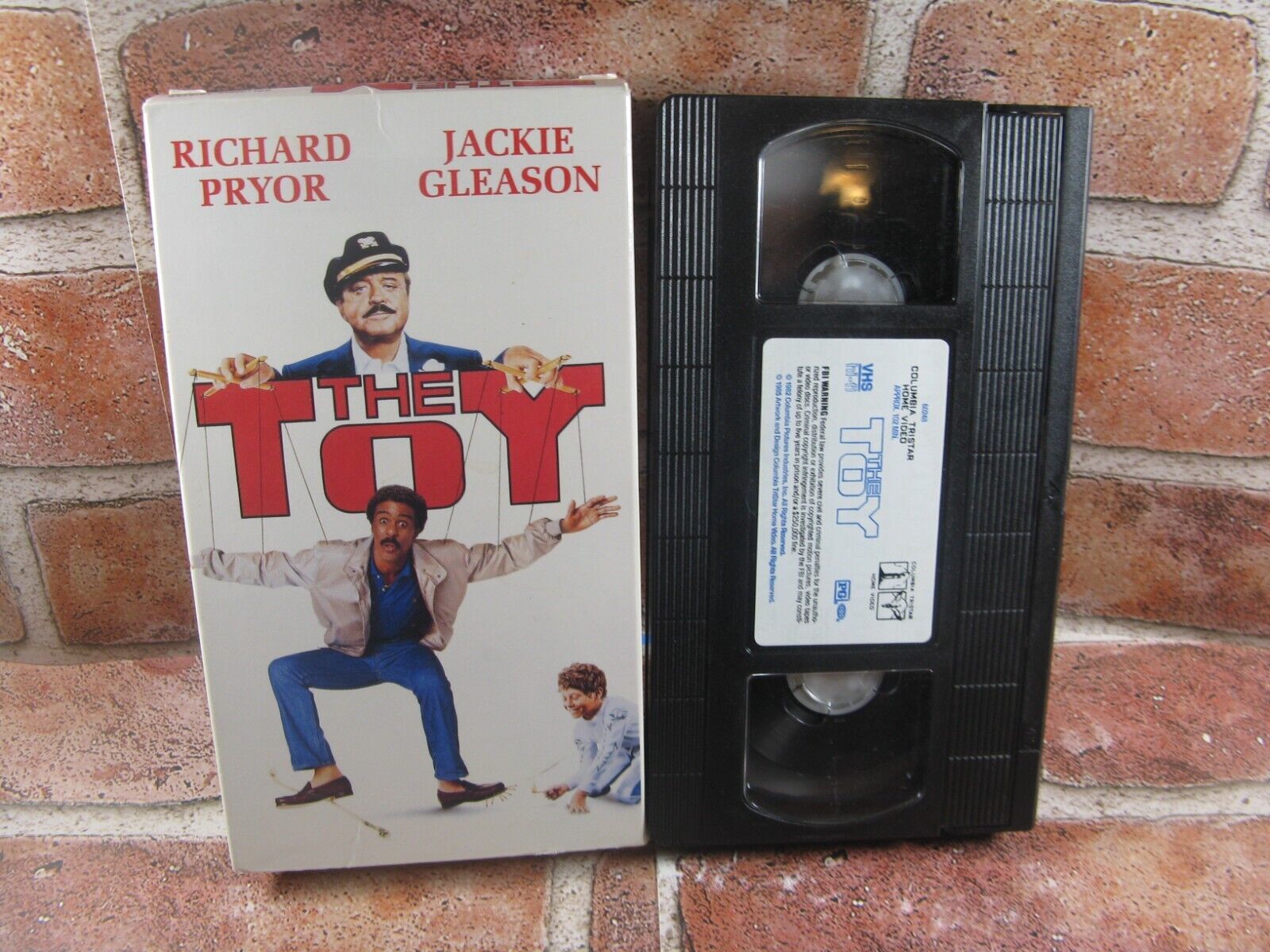 The Toy 1982 (VHS-1993)Starring Richard Pryor & Jackie Gleason Rated-PG ...