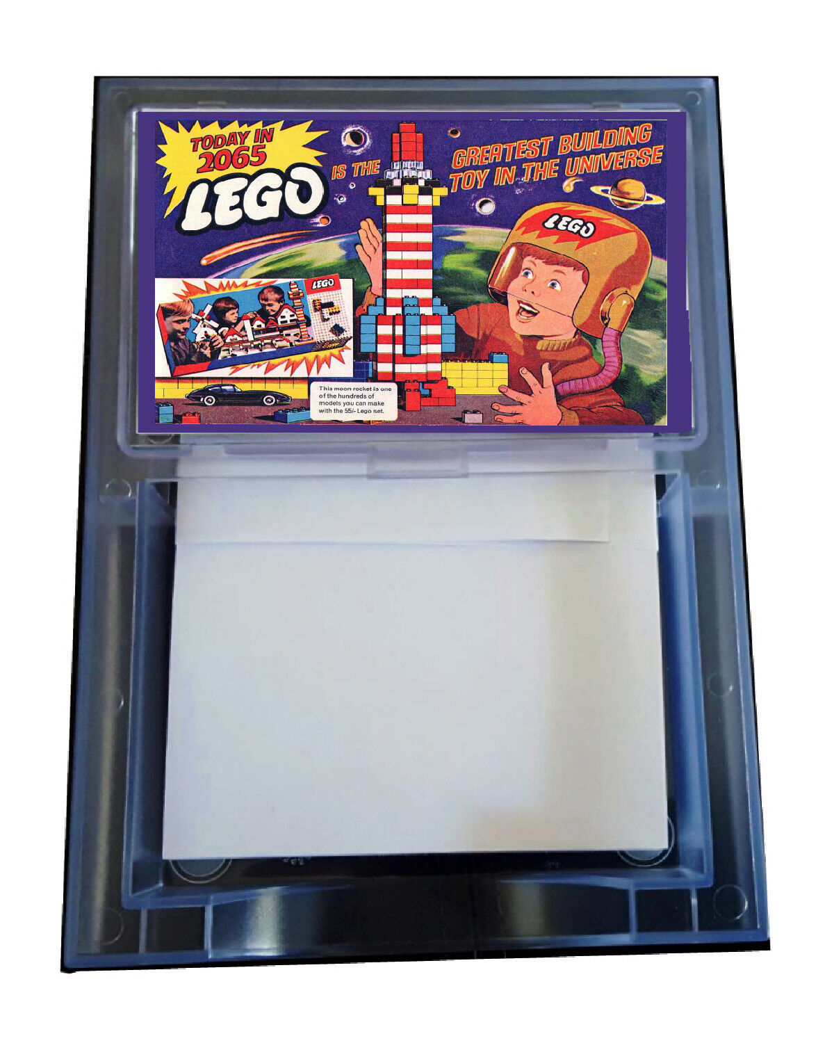 retro old classic LEGO ad advert Note Pad Memo Holder - Other