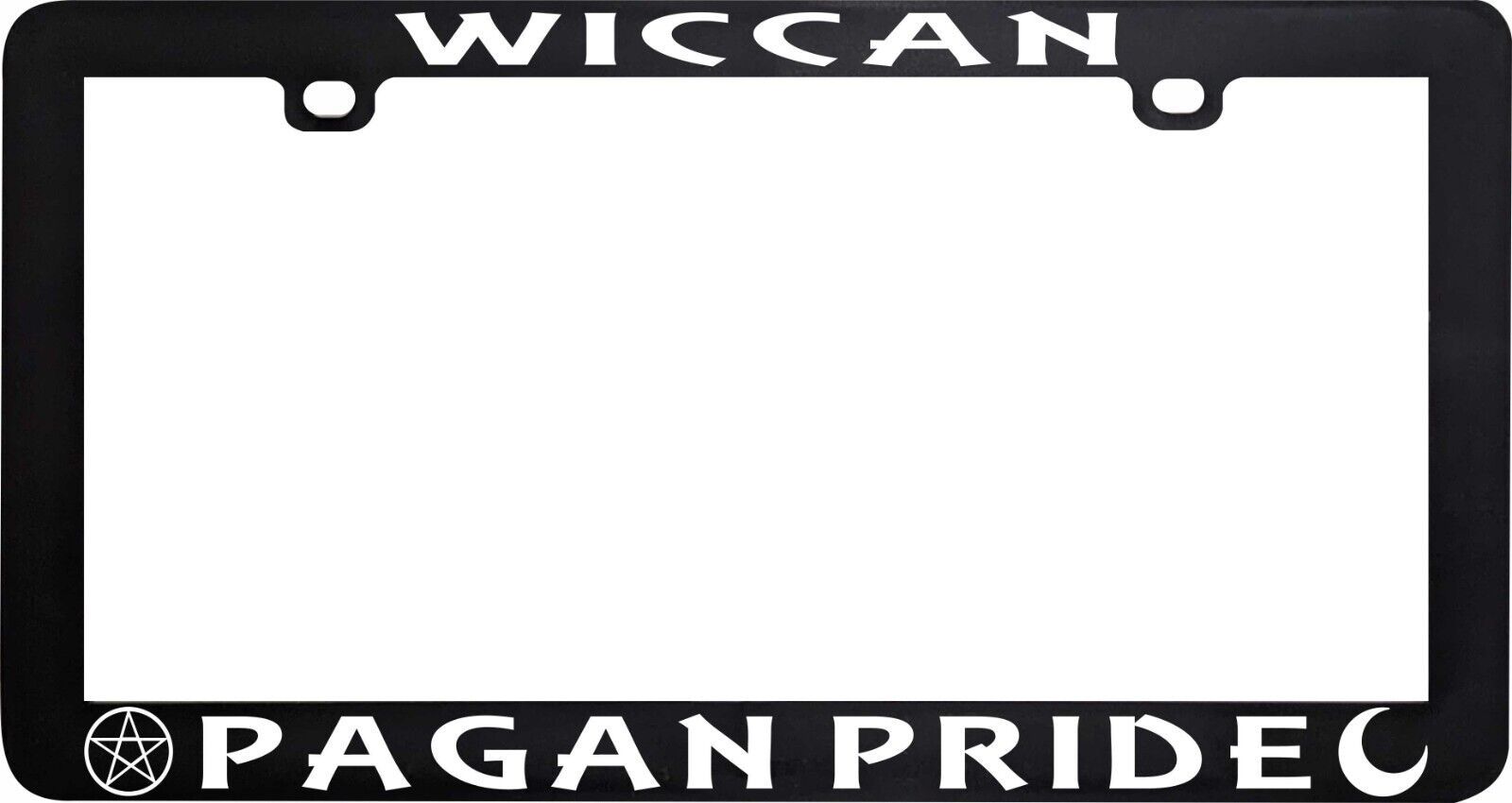WICCAN PAGAN PRIDE WITCH WICCA WICCAN PAGAN LICENSE PLATE FRAME ...