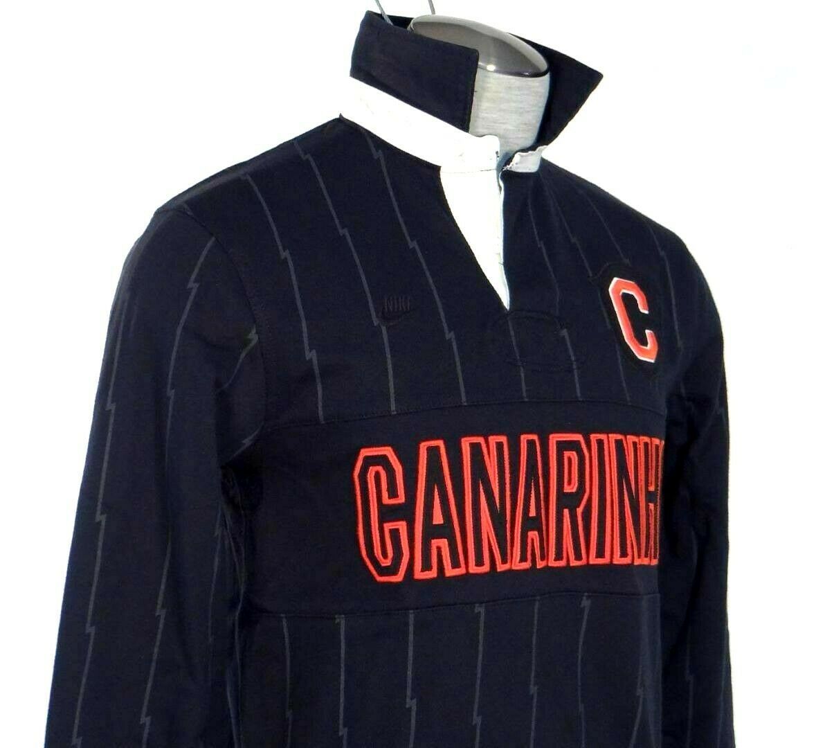 Nike Brazil Canarinho Black Long Sleeve Polo Shirt Men's NWT ...