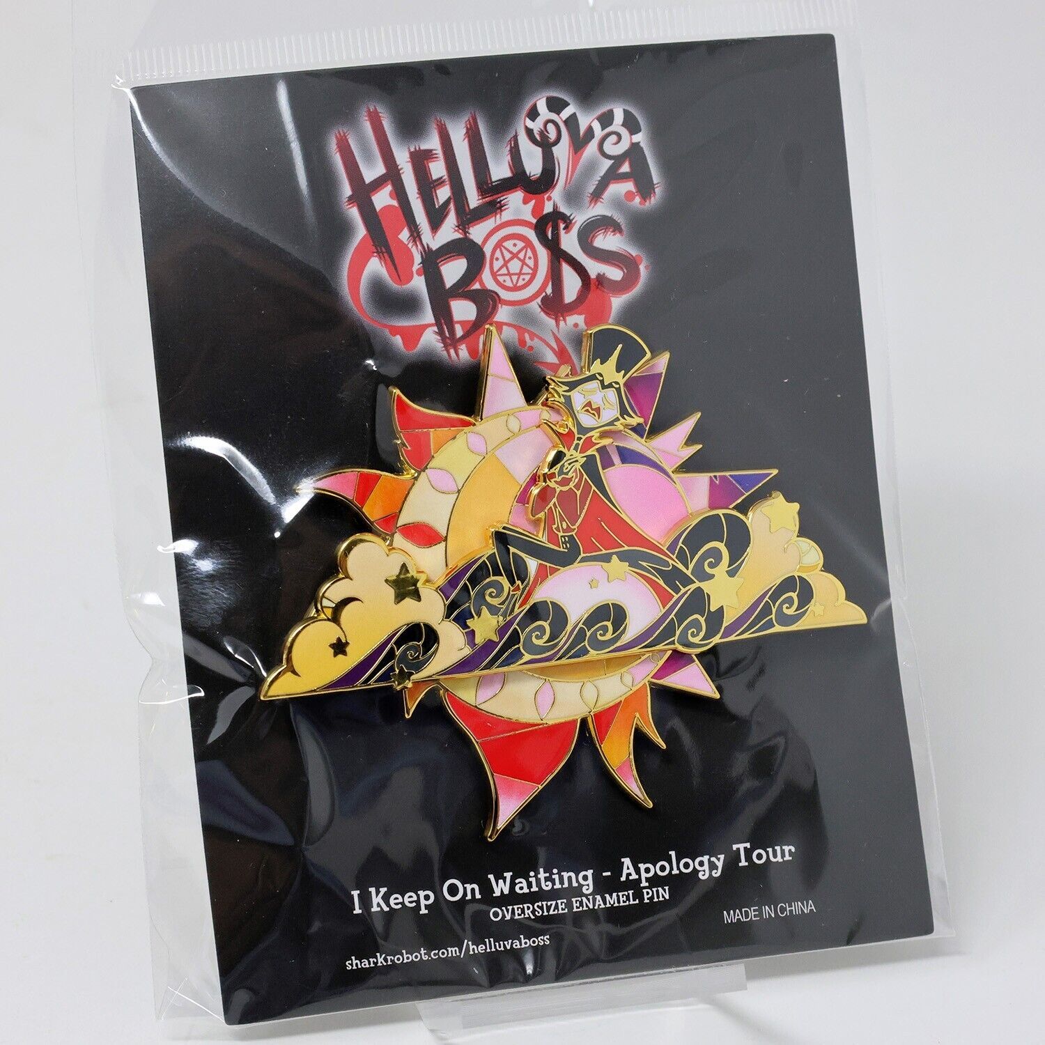 Helluva Boss Stolas Blitz Apology Tour - I Keep On Waiting Pin ...