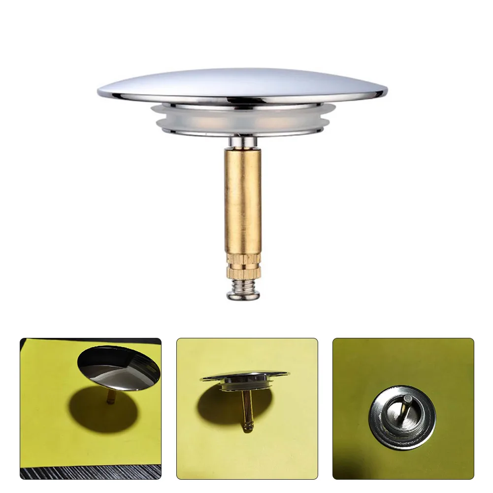 House Home 1*Universal Bathroom Tub Stopper Pop-Up Bounce Core Basin ...