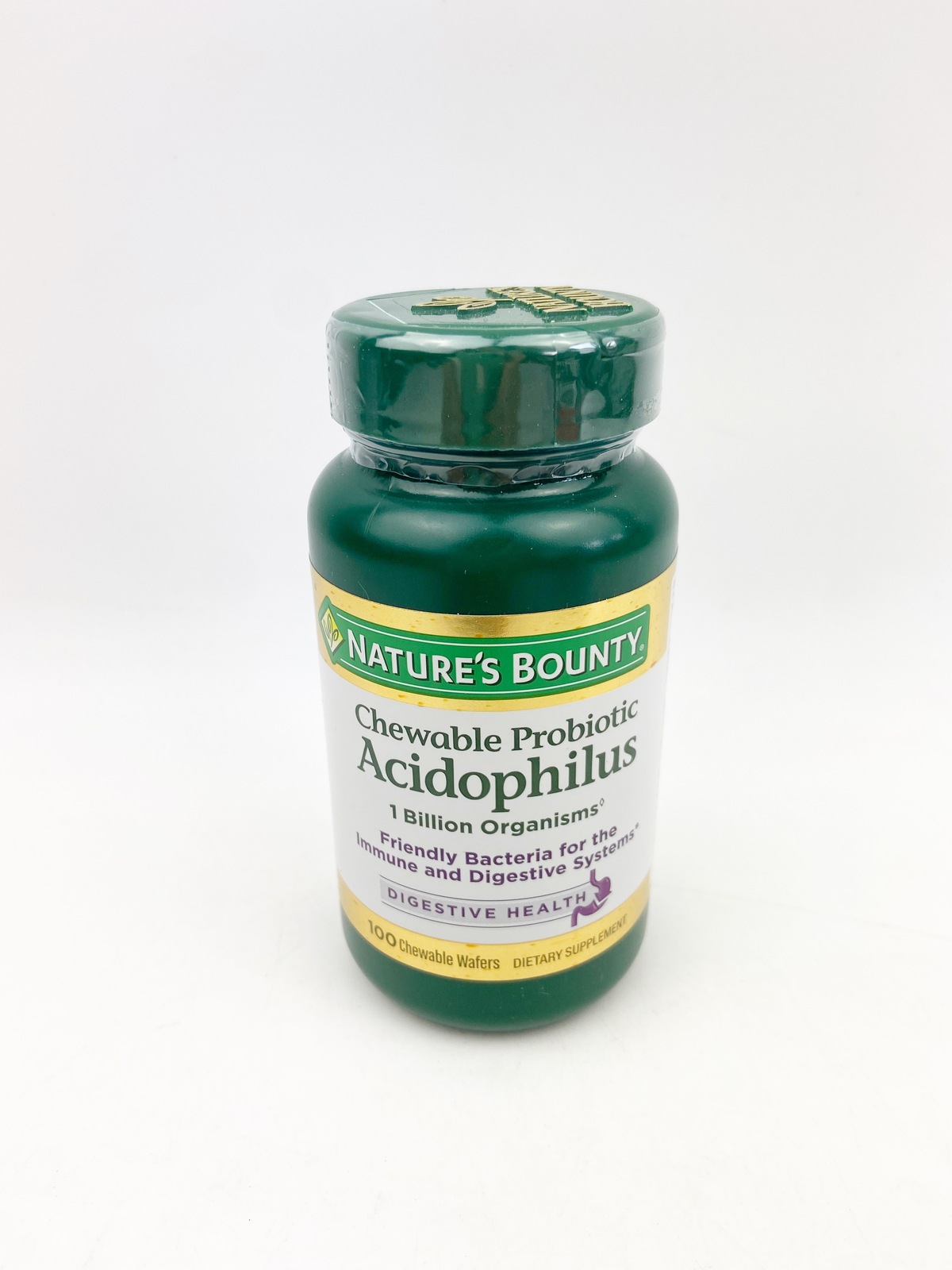Nature’s Bounty Chewable Acidophilus Probiotic 100 Chewable Wafers Exp ...
