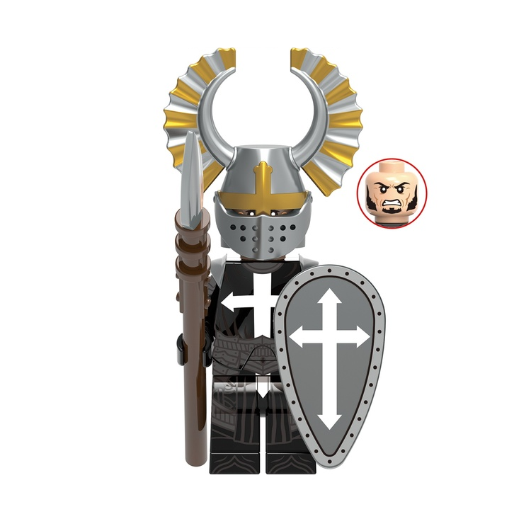 Crusader Knights Lionheart Teutonic Knights Templar Hospitaller 8pcs ...