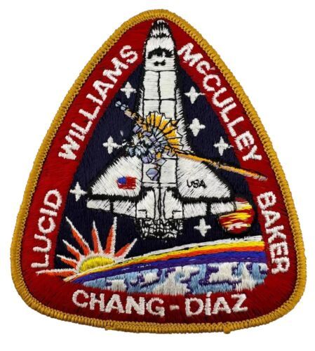 NASA Space Shuttle Mission Patch Lucid Williams McCulley Baker Chang Diaz Sun - Patches