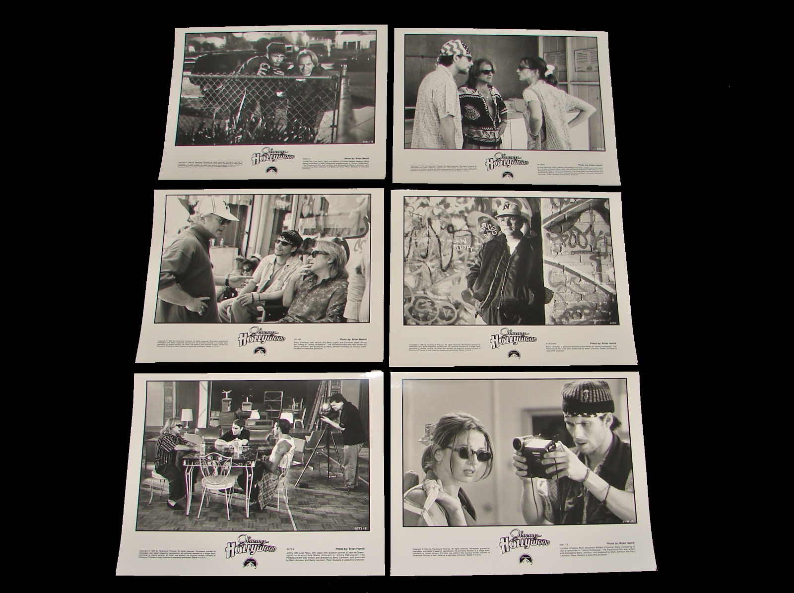 6 1994 JIMMY HOLLYWOOD Movie Photos Joe Pesci Barry Levinson Victoria ...