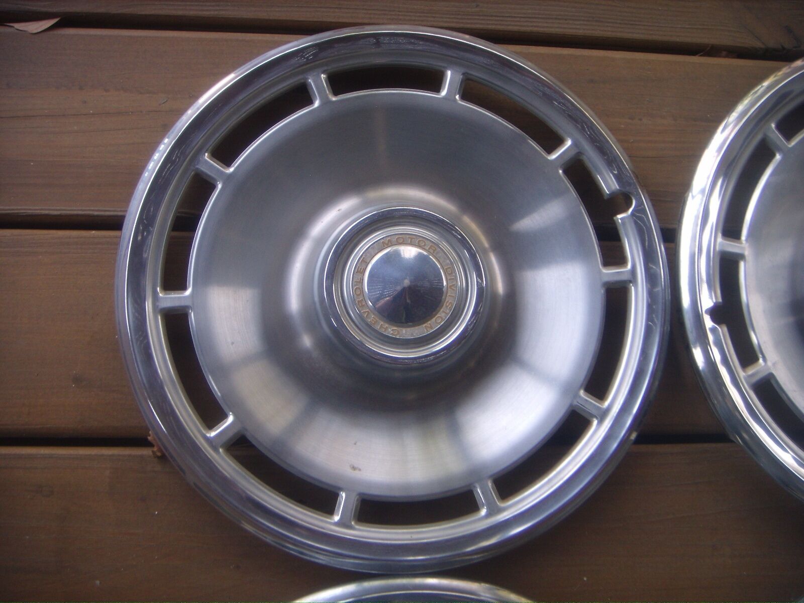 Hubcaps Chevy Camaro Chevelle Nova Hub Caps 10 Slot Wheel Cover 4 pc ...