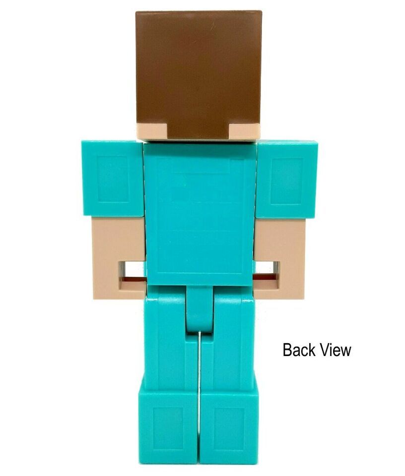 Minecraft Steve Diamond Armor Action Figure 8.5" Poseable by Mattel Toy ...