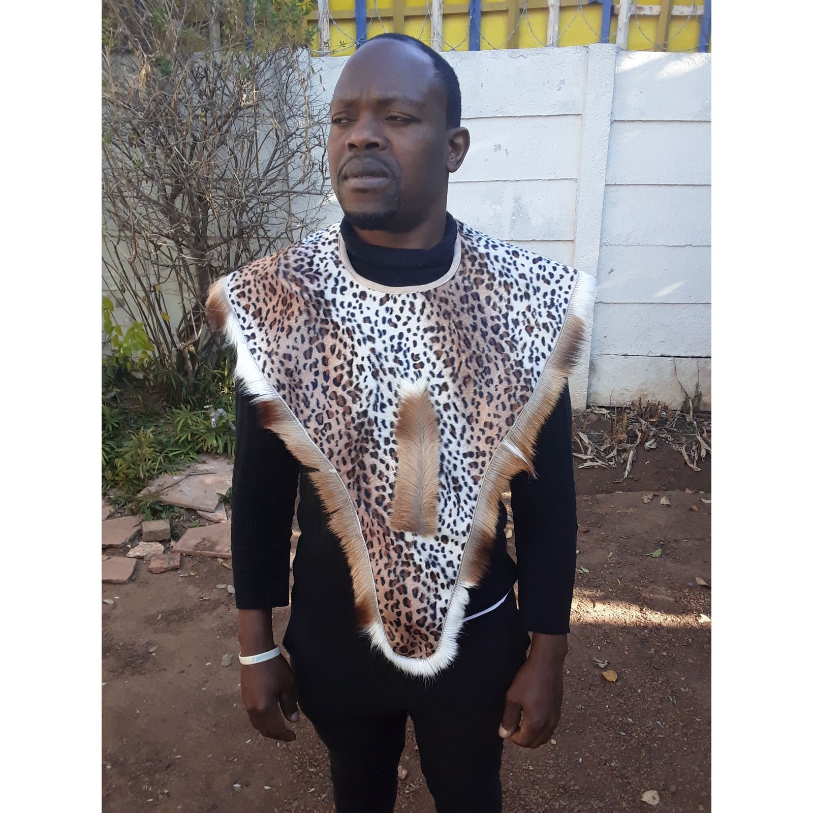 2 in 1 Zulu African Traditional cultural Shield, African warrior hat ...