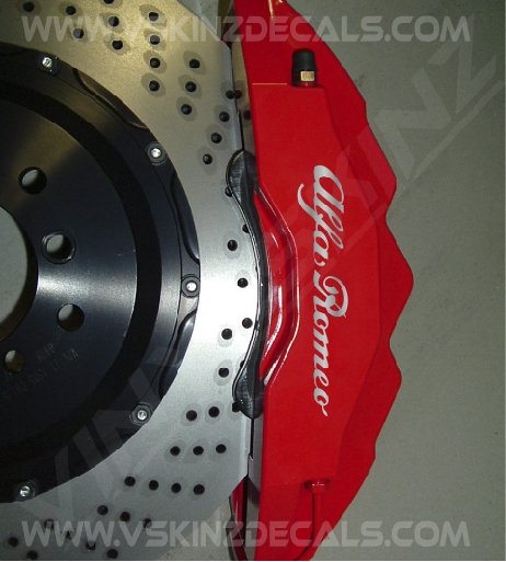 Alfa Romeo Logo Brake Caliper Decals Kit Stickers Premium Quality 5 ...