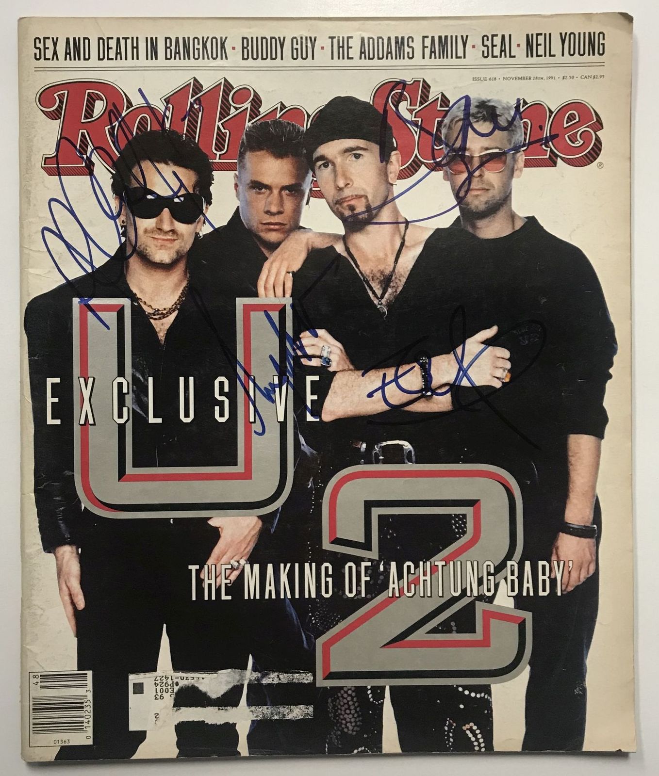 U2 Band Signed Autographed Complete "Rolling Stone" Magazine - Photographs