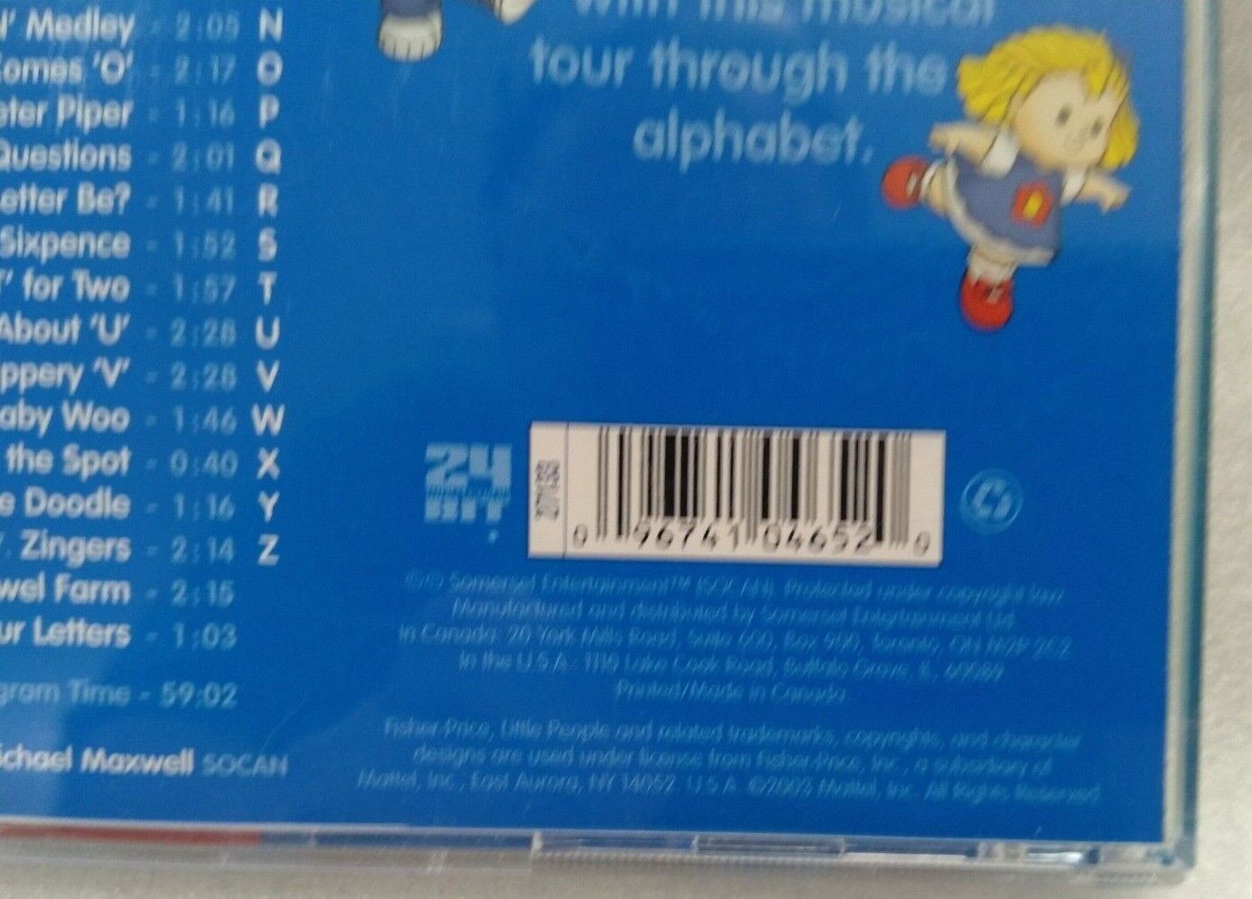 CD Little People: ABC Sing-Along by Fisher-Price (CD, Jan-2003, Fisher ...
