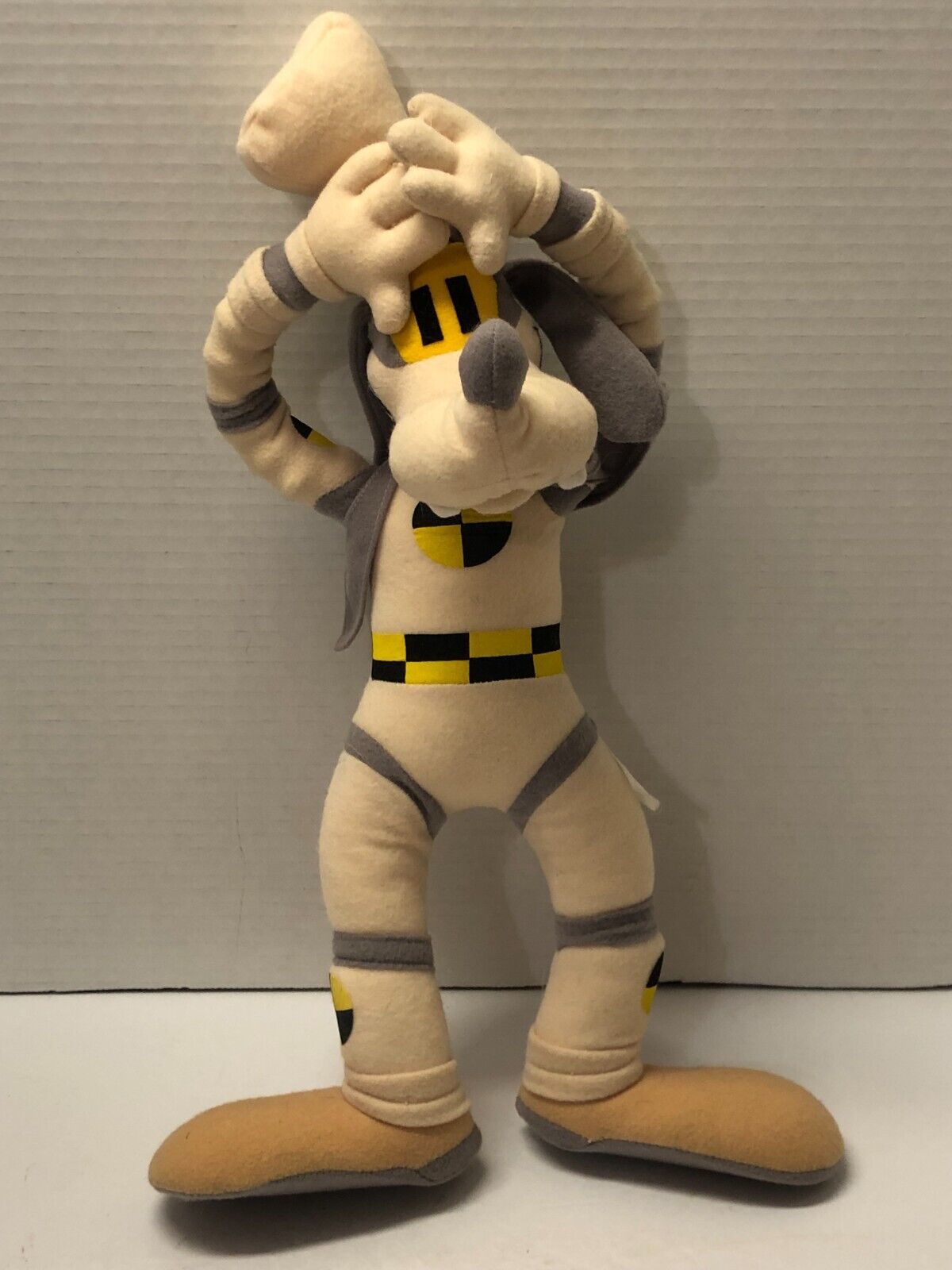 Disney CRASH TEST DUMMY GOOFY Poseable 17" Plush Figure - Plush Toys