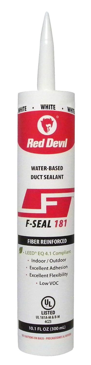 Red Devil 0846Dw F-Seal 181 Fiber Reinforced Water Based Duct Sealant ...