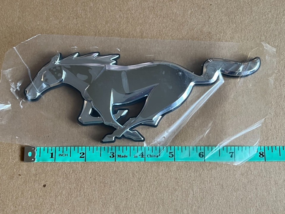 NEW Logo For Ford Mustang Front Bumper Grille Buckle Emblem Badge ...