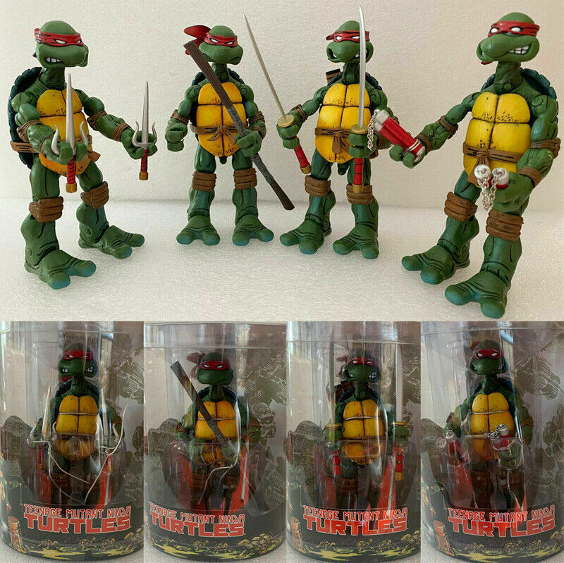 A NECA TMNT Teenage Mutant Ninja Turtles Model Headband Figures Box ...