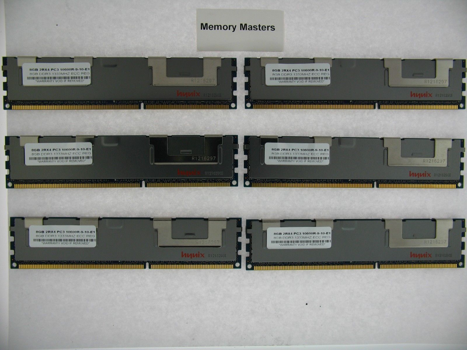 48GB (6X8GB) MEMORY FOR HP PROLIANT BL460C G6 BL460C G7 BL490C G6 - Memory