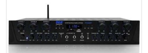 Pyle 6-Channel 600W Audio Amplifier System-Analog Digital Stereo ...