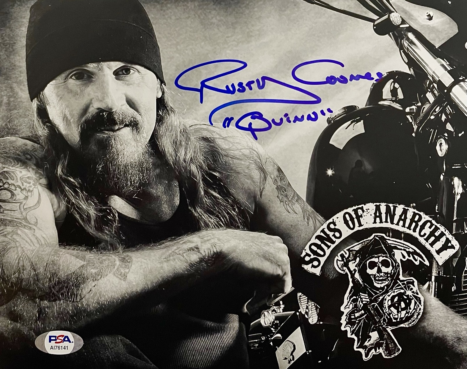 RUSTY COONES SIGNED Autograph 8x10 SONS of ANARCHY PHOTO QUINN PSA/DNA ...
