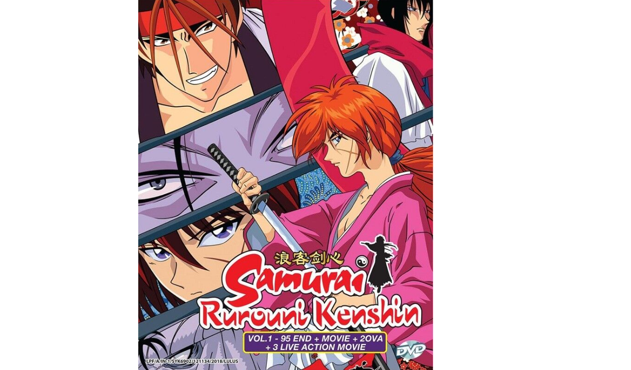 DVD Anime Samurai Rurouni Kenshin Series +Movie +2 OVA +3 Live Action ...