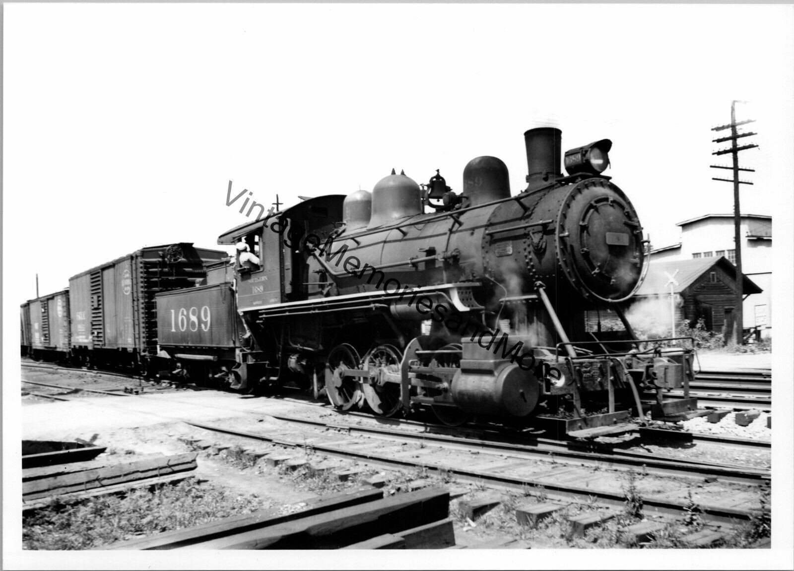 Vintage Southern Railway Railroad 1689 Steam Locomotive T3-347 ...