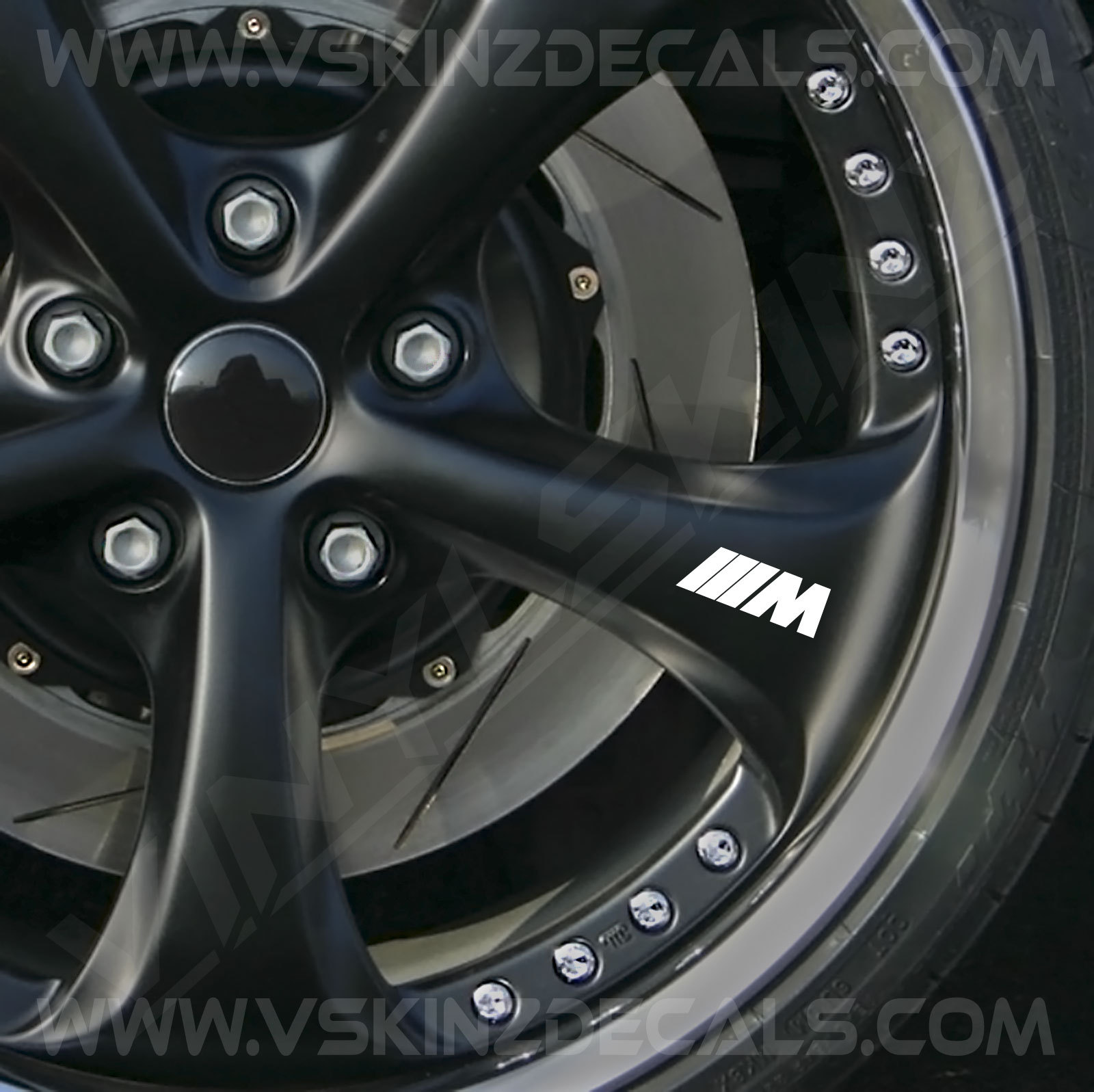 BMW M Logo Wheel Decals Stickers Premium Quality 5 Colors M3 M4 Alpina ...