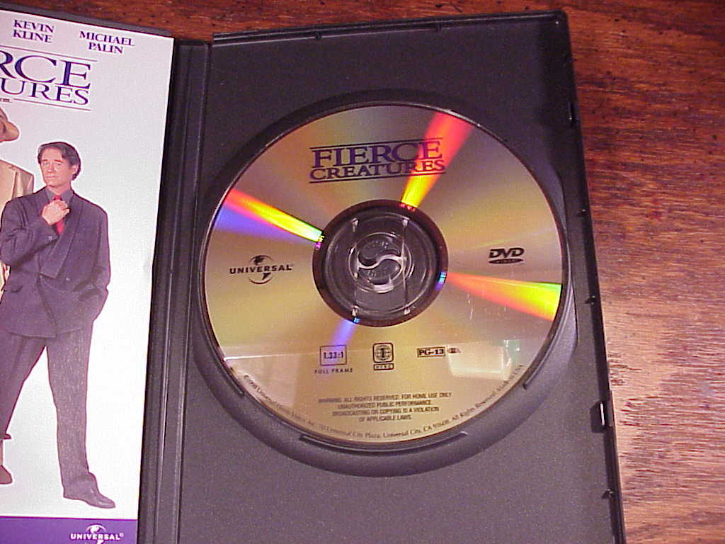 Fierce Creatures DVD, Used, with John Cleese, Jamie Lee Curtis, Michael ...