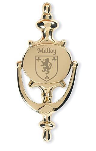 Malloy Irish Coat of Arms Brass Door Knocker - Other Paint & Varnish
