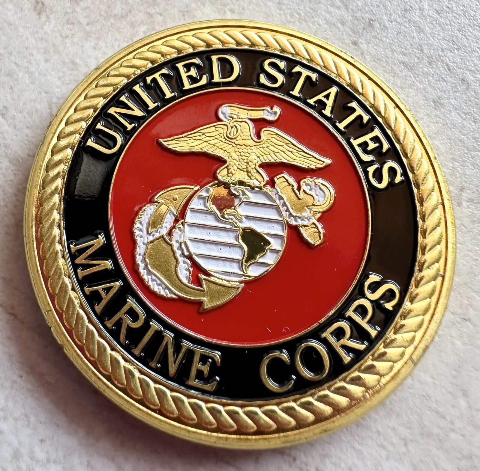 NEW USMC U.S. Marine Corps Sergeant Challenge Coin. USMC - Current ...