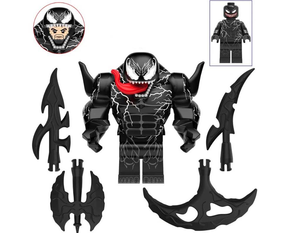 Single Sale Venom Deluxe Marvel Comic Spider-Man Minifigure Block Toys - Building Toy Complete ...
