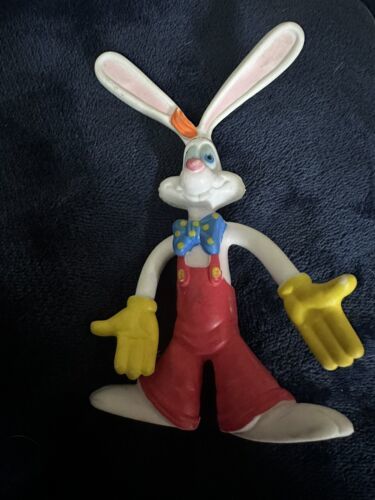 1987 AMBLIN Bendable Who Framed Roger Rabbit Toy Bendems 6" Figure ...
