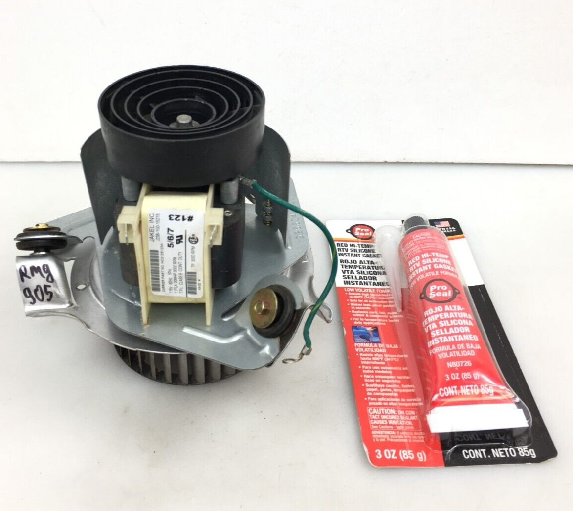 JAKEL J238-150-15215 Draft Inducer Blower Motor HC21ZE123A used refurbish RMG905 - HVAC ...