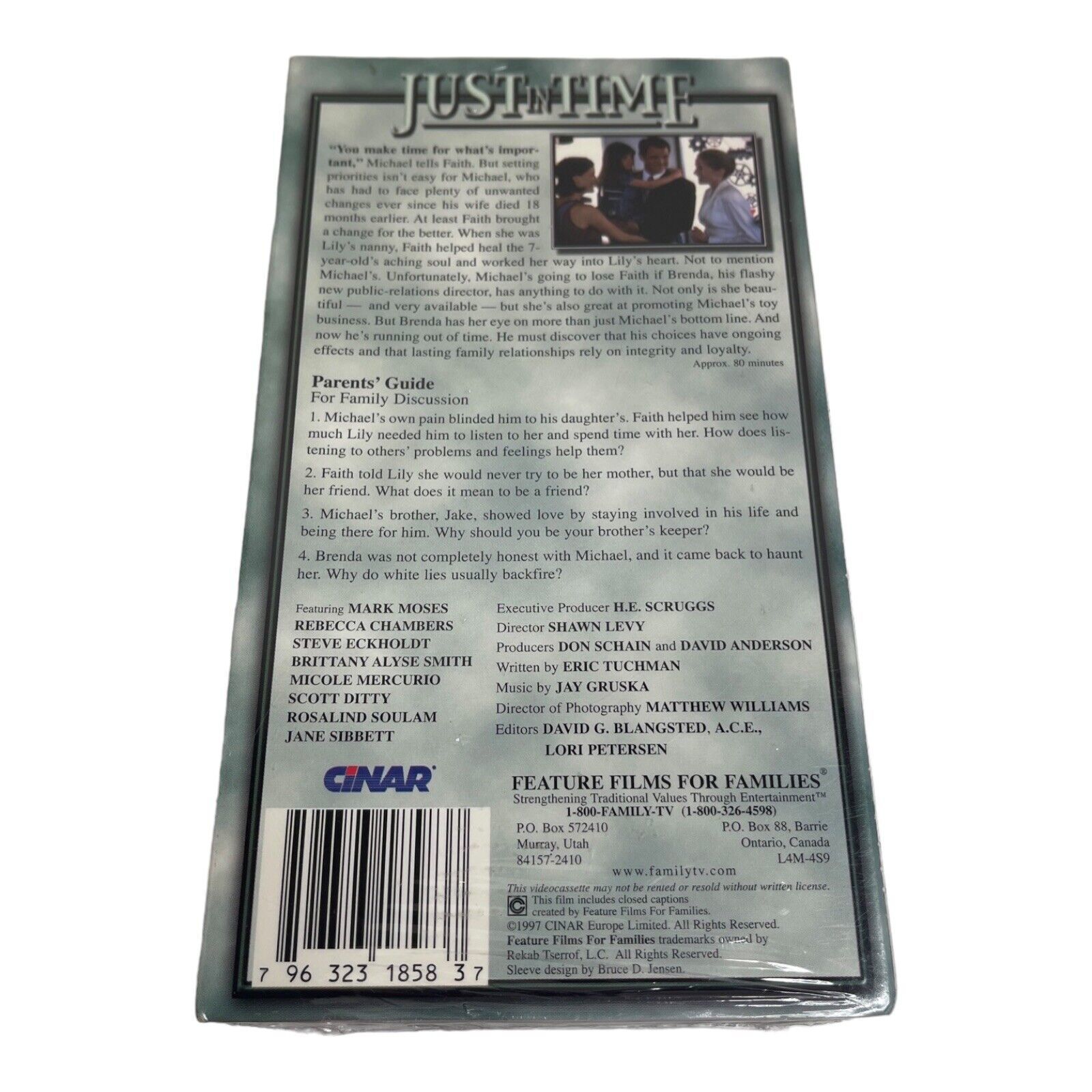Just in Time - 1997 Films for Families Movie - NEW SEALED VCR VHS Video ...