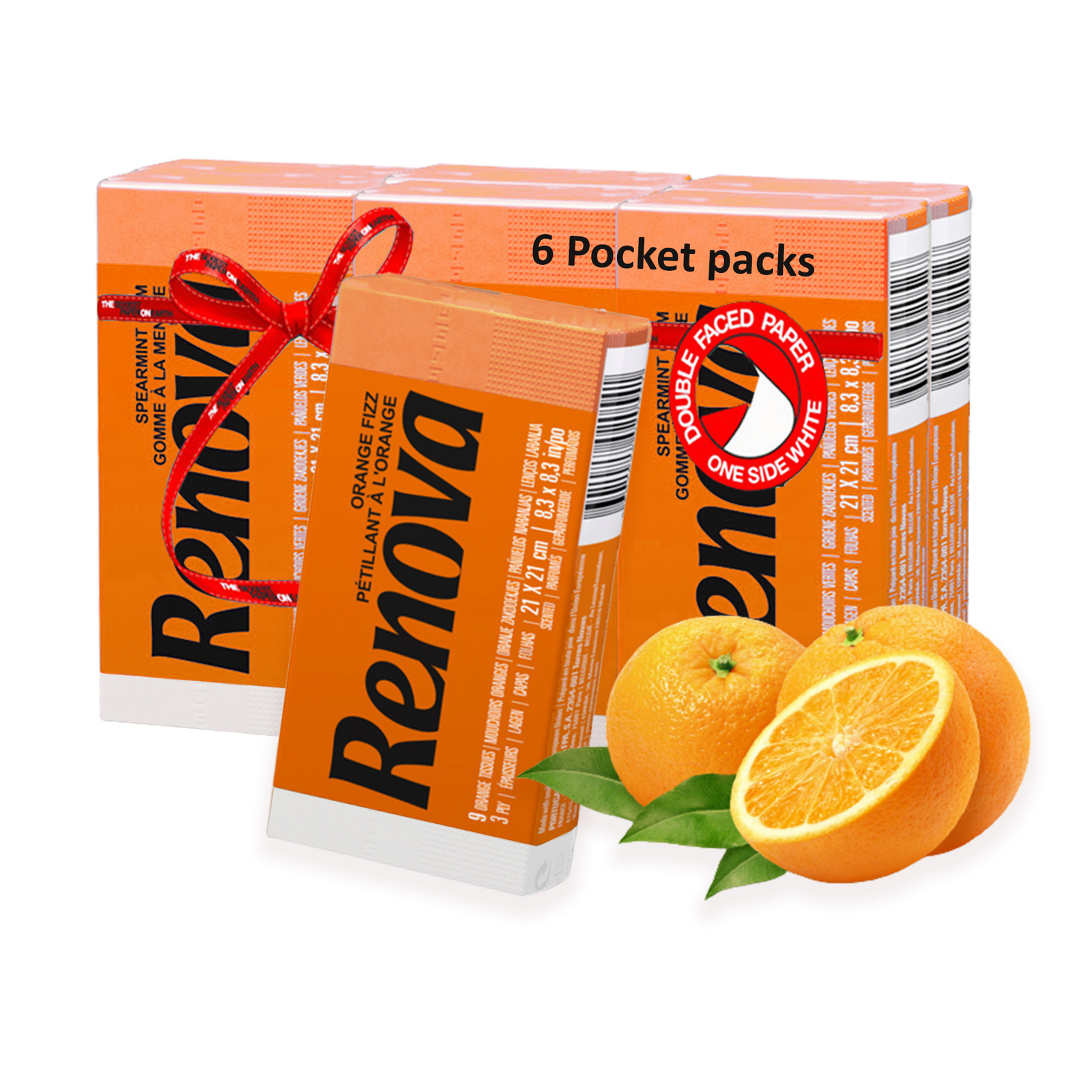 Renova Scented Facial Pocket Tissue - 9 Tissues/Pack, 3-Ply, Travel, On ...