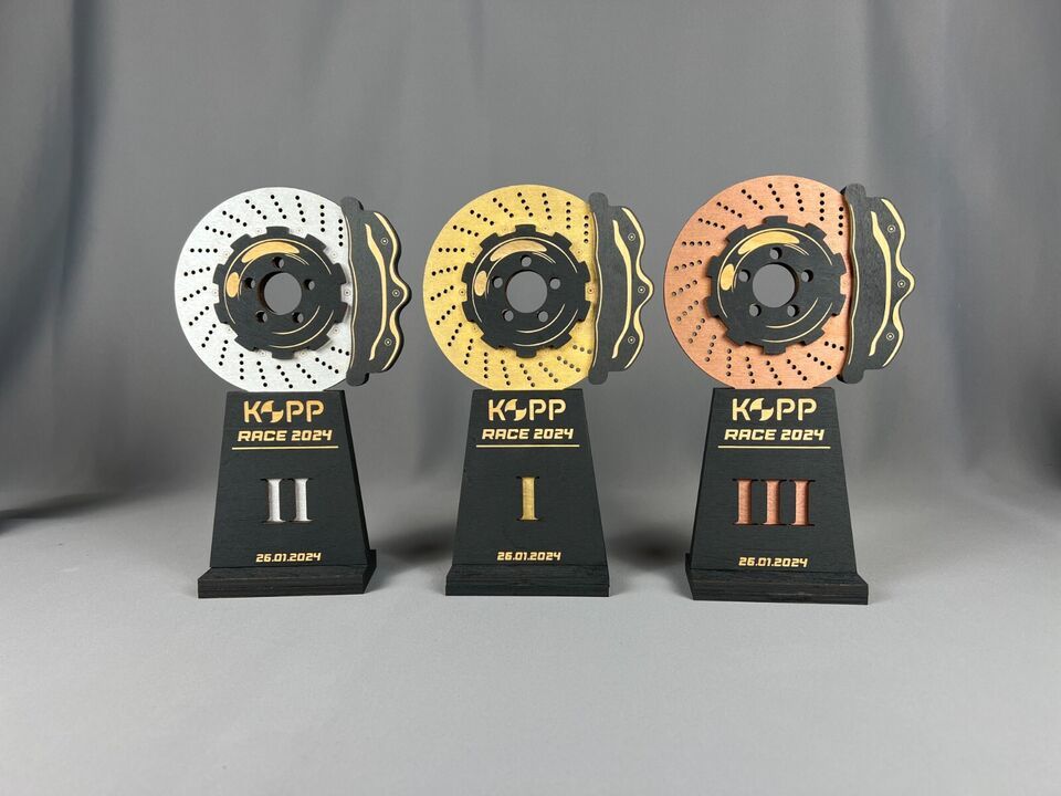 3 Piece Trophy Set/ 1st, 2nd, & 3rd Trophies/ Personalised Trophy ...