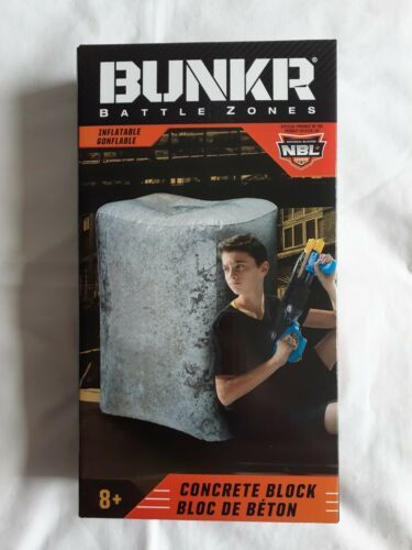 BUNKR BattleZones Take Cover Inflatable Concrete Block NERF Laser Tag ...