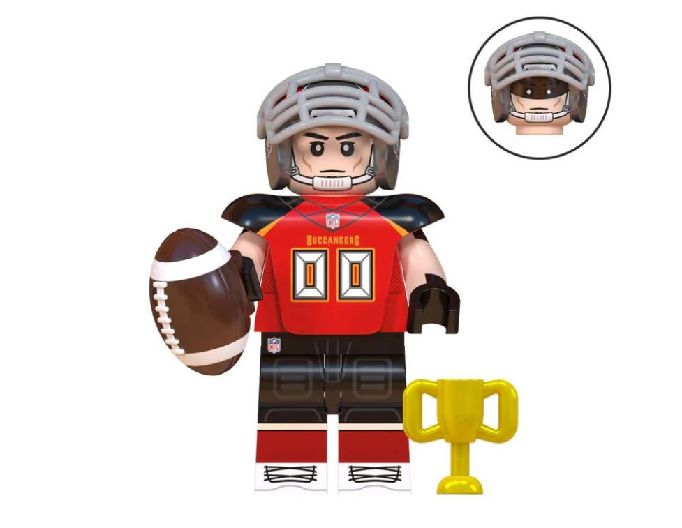 Minifigure Tampa Bay Buccaneers Football Nfl Player V2 Toys US - LEGO ...
