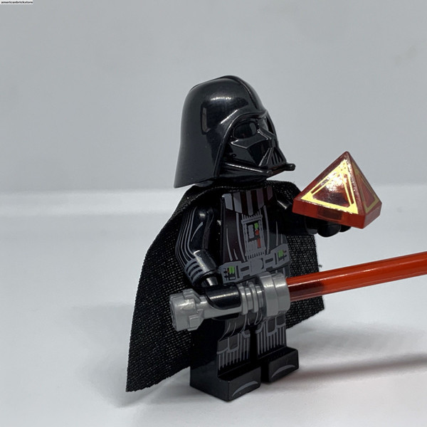 Darth Vader Wars Sith Lord With Holocron Custom Minifigures - LEGO (R ...