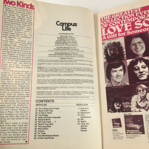 VTG Campus Life Magazine August 1976 Junk Foods How Do They Stack Up ...