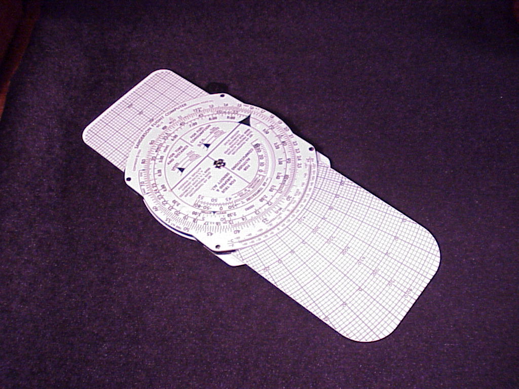 Vintage Sanderson Flight Computer Metal Calculating Device, Model SC-1 ...