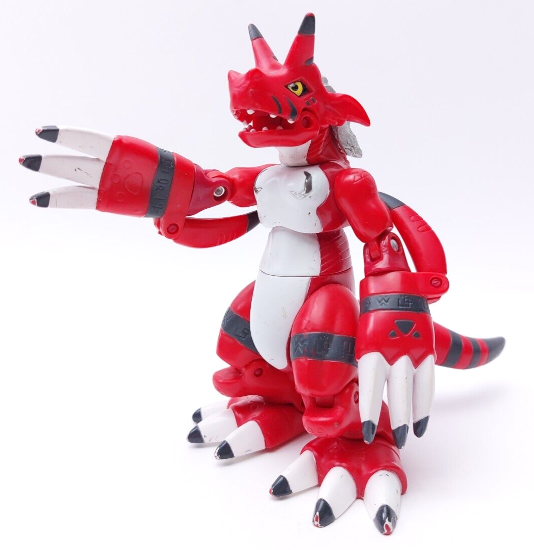 Digimon Guilmon Growmon Figure Bandai 4.5" fig - Action Figures