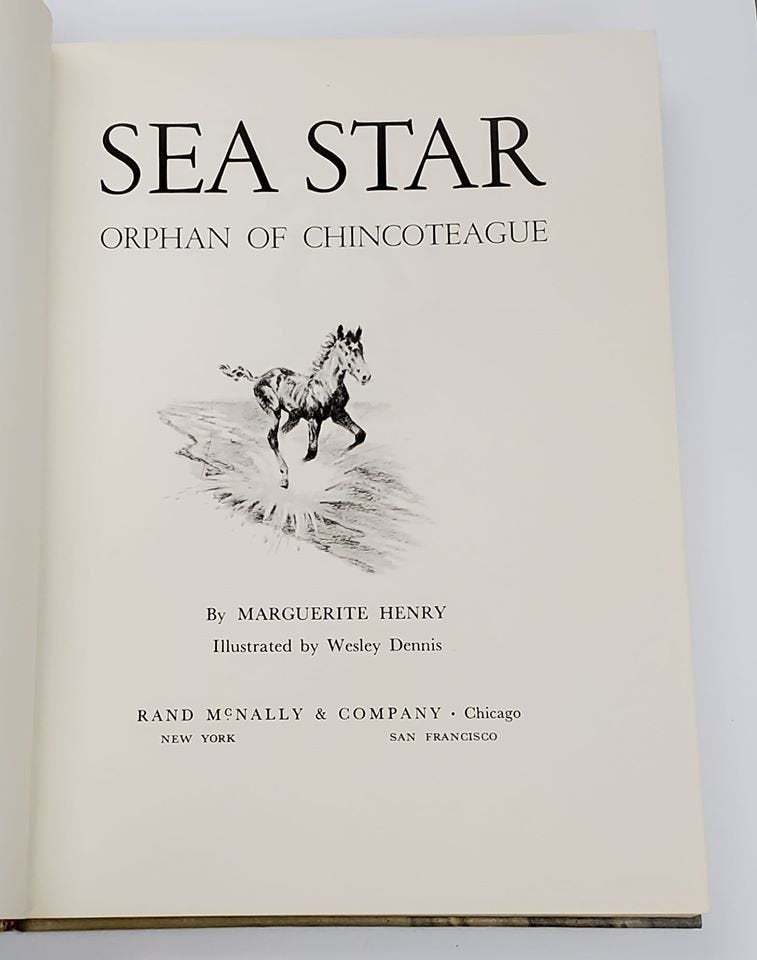 Sea Star, Orphan of Chincoteague, by Marguerite Henry and Illustrated ...