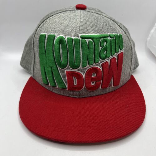 Mountain Dew Hat Authentic Snapback MTN Dew Cap Pepsi Co PepsiCo - Hats