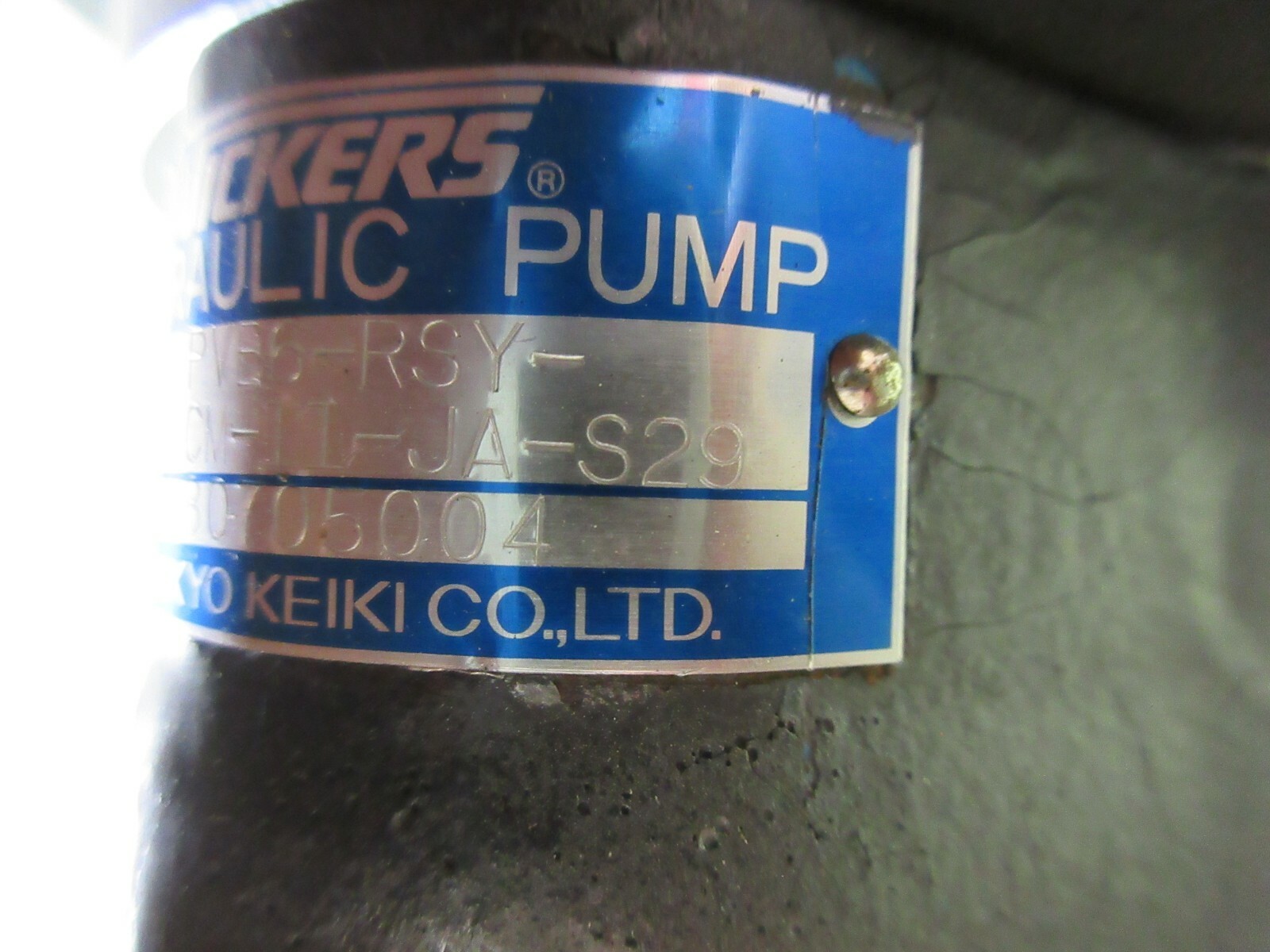 VICKERS HYDRAULIC OIL PUMP PVB6-RSY-20-CM-11-JA-S29 - Other Business ...