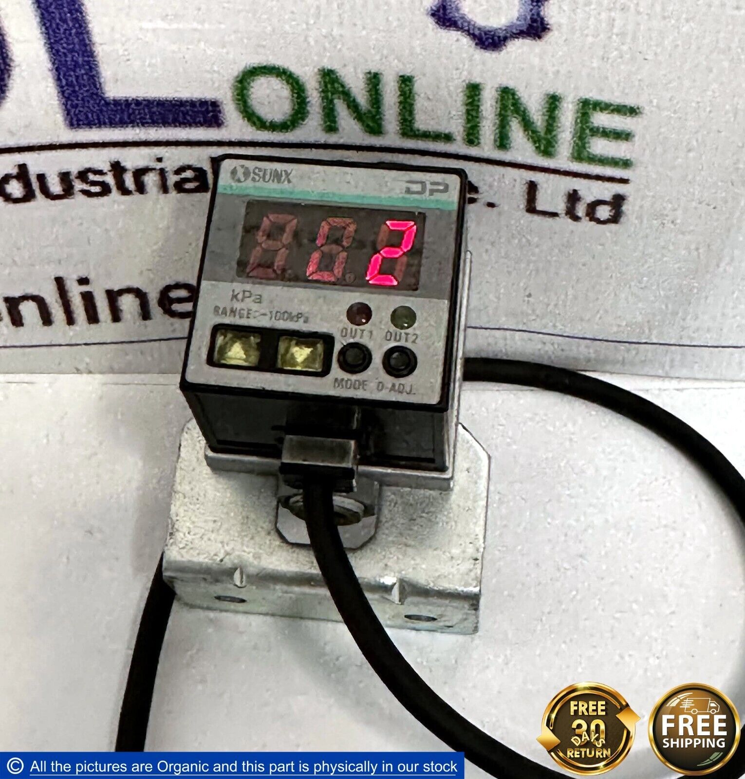 Sunx DP-20 Digital Pressure Vacuum Sensor -100kPa DP-Series Panasonic ...